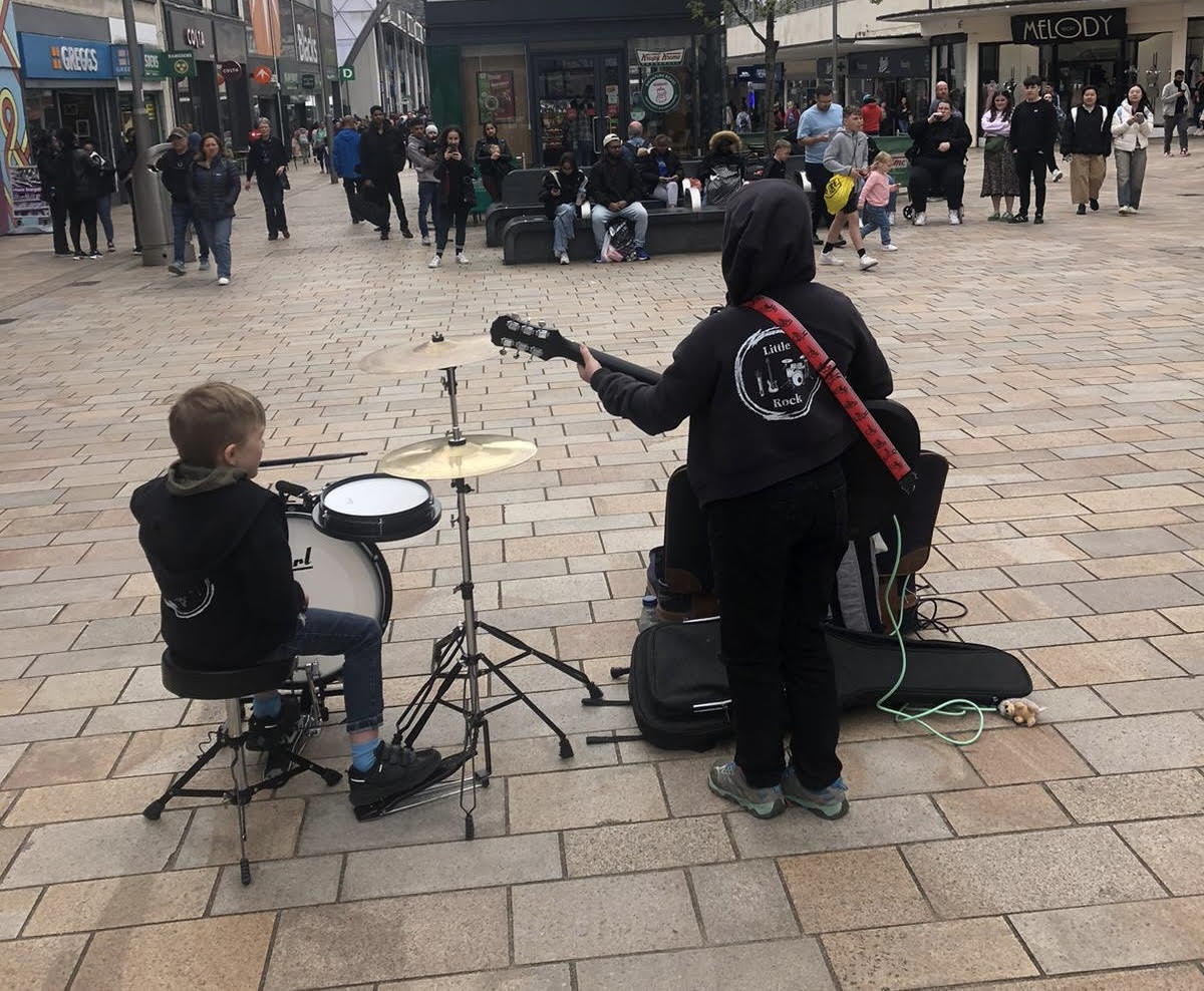 Kid buskers inspired to start street band by School of Rock - ShefNews